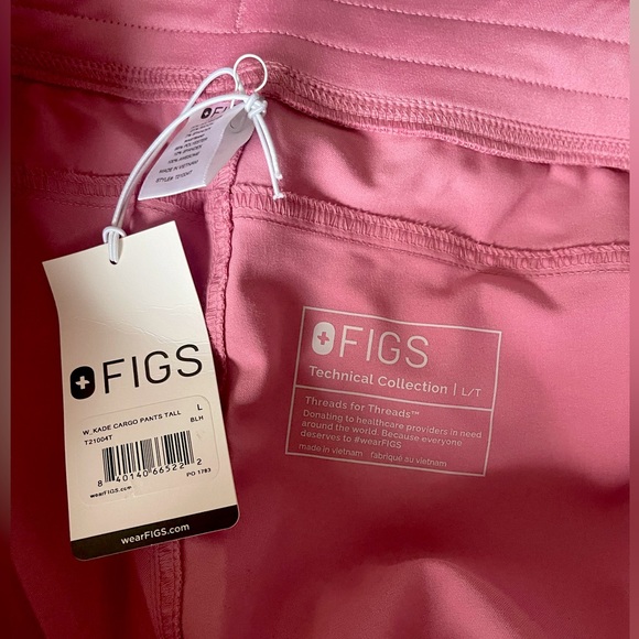 Figs | Pants & Jumpsuits | Figs Kade Cargo Scrub Pants Chalk Pink Tall ...